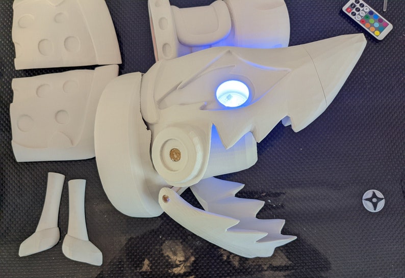 Jinx Arcane Shark Gun 3d Printed Kit Jinx Cosplay Jinx Etsy