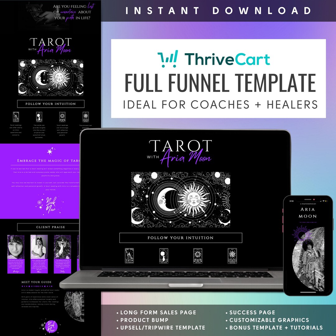 Thrivecart Sales Page Thrive Cart Template Tripwire Checkout Long Sales ...