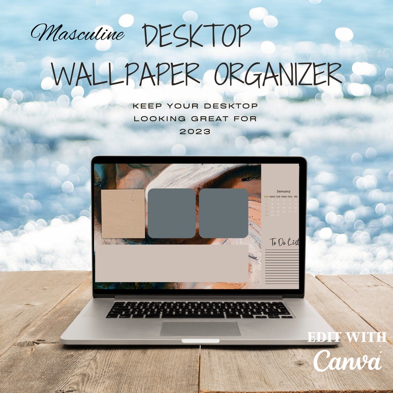 Desktop With Earth Tones Wallpaper, Organizers for Your Desktop ...
