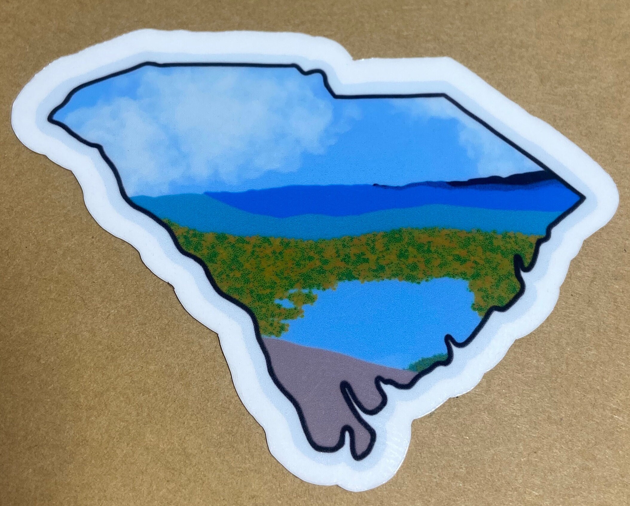 Table Rock, SC Sticker - Etsy