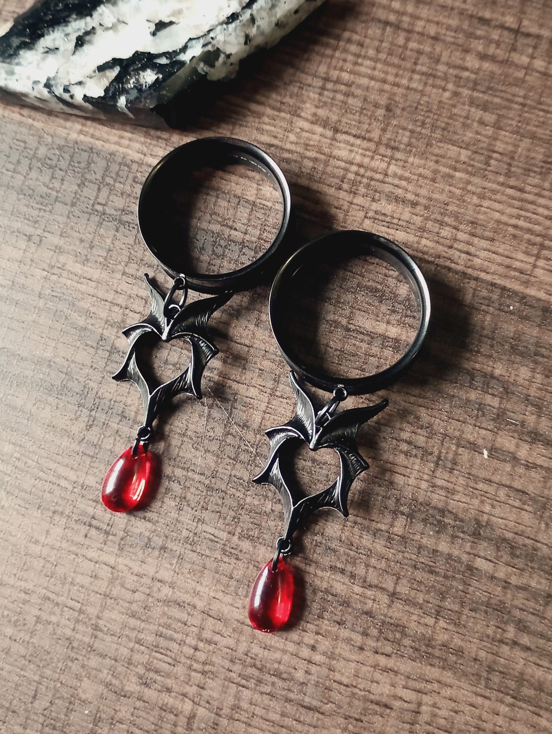 Bat Wings Dangle Gauges Dangle Plugs - Etsy