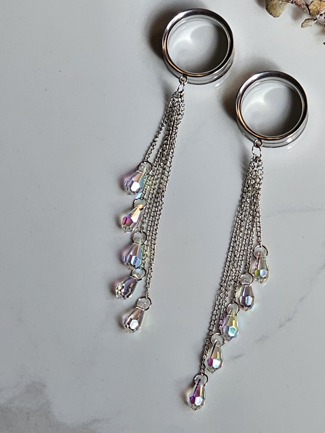 Teardrop Dangle Gauges Dangle Plugs - Etsy