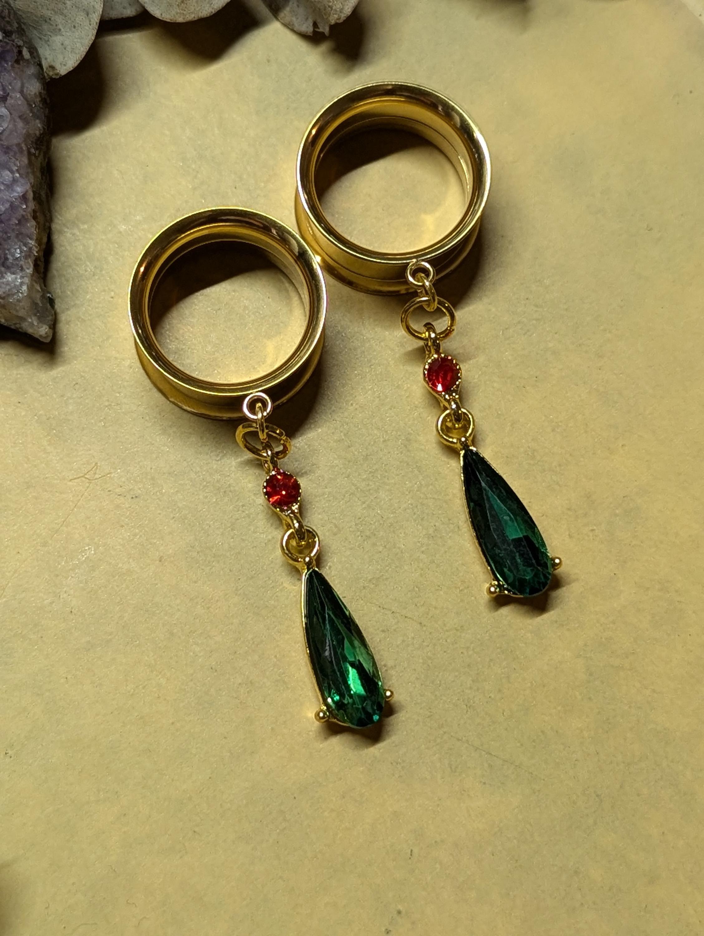 Drop Dangle Gauges Dangle Plugs - Etsy