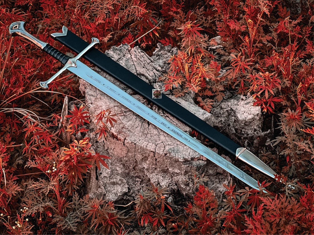 ANDURIL Sword of Strider, Custom Engraved Sword, LOTR Sword, Lord of ...