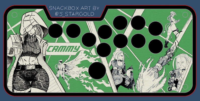 Terry Bogard Hitbox, Snackbox Micro Street Fighter & Guilty Gear Custom ...