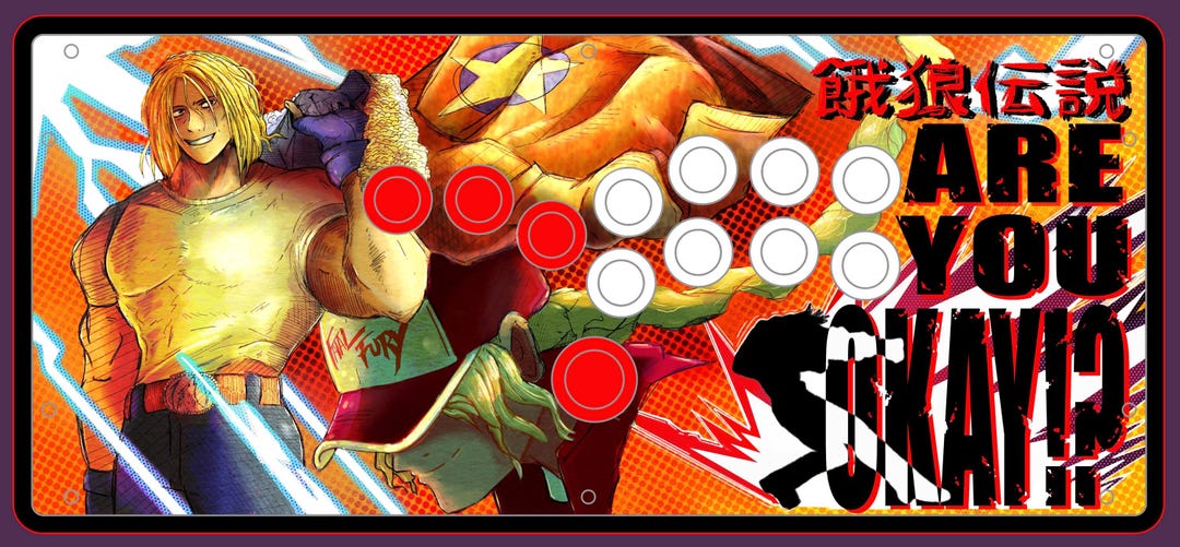 Terry Bogard Hitbox, Snackbox Micro Street Fighter & Guilty Gear Custom ...