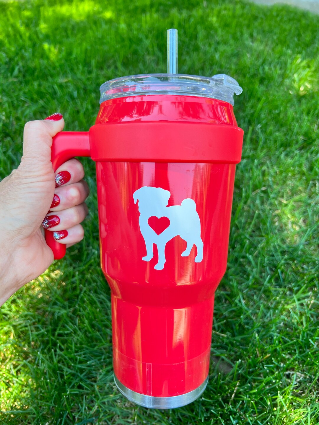 Pug Vinyl Sticker 4x4 - Etsy