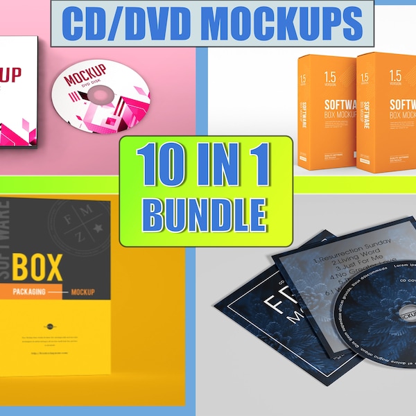 Dvd Cover Mockup - Etsy