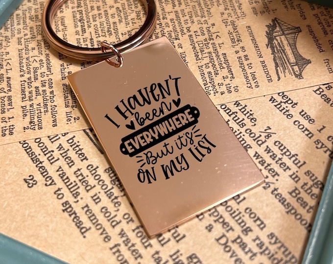 Catch Flights Not Feelings Keychain, Travel Key Fob, Funny Gift, Travel ...