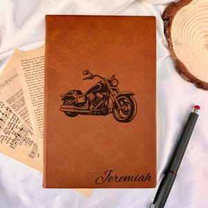 Motorcycle Custom Journal – Hard Cover, Motorcycle Design #1 - Etsy
