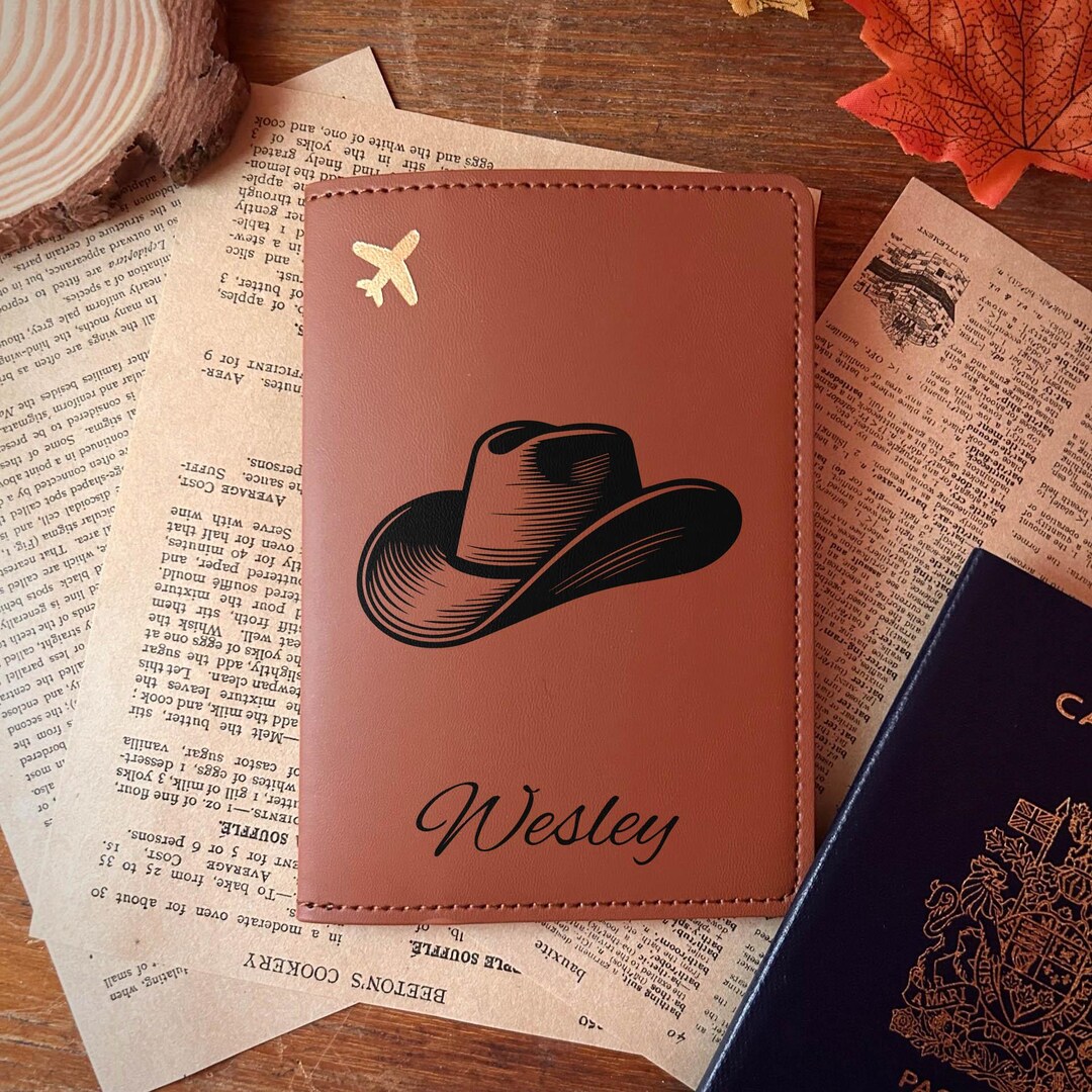 Cowboy Hat Passport Cover – Design #10 - Etsy