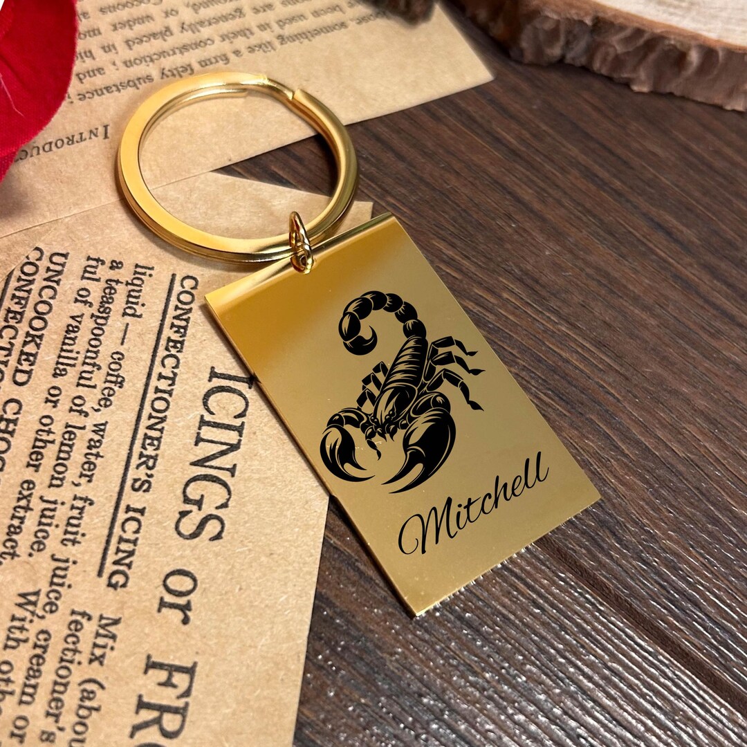Scorpion Keychain Stainless Steel – Design #22 - Etsy