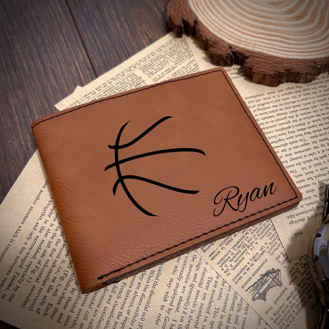 Basketball Leather Wallet - Etsy