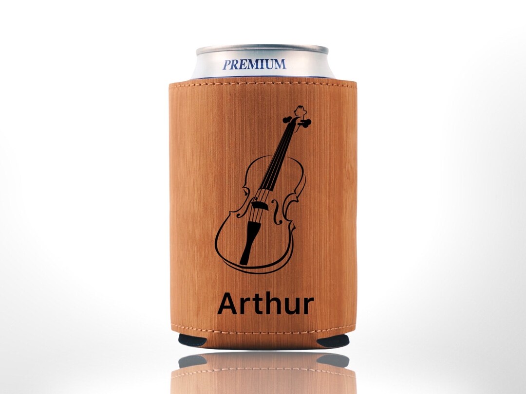 Violin Drink Holder Violin Engraved Gift Can Holder - Etsy