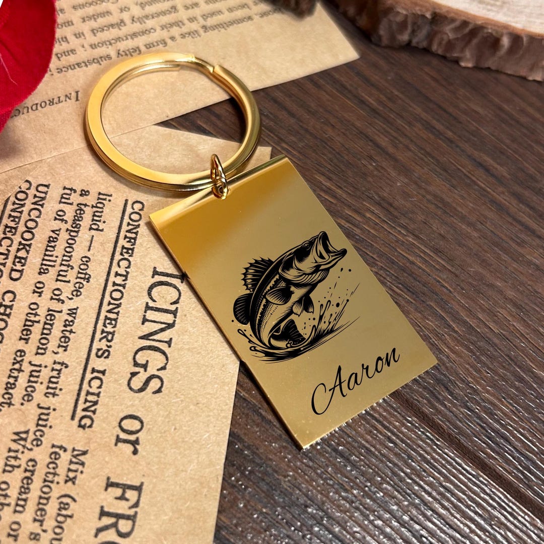 Bass Keychain Stainless Steel - Etsy