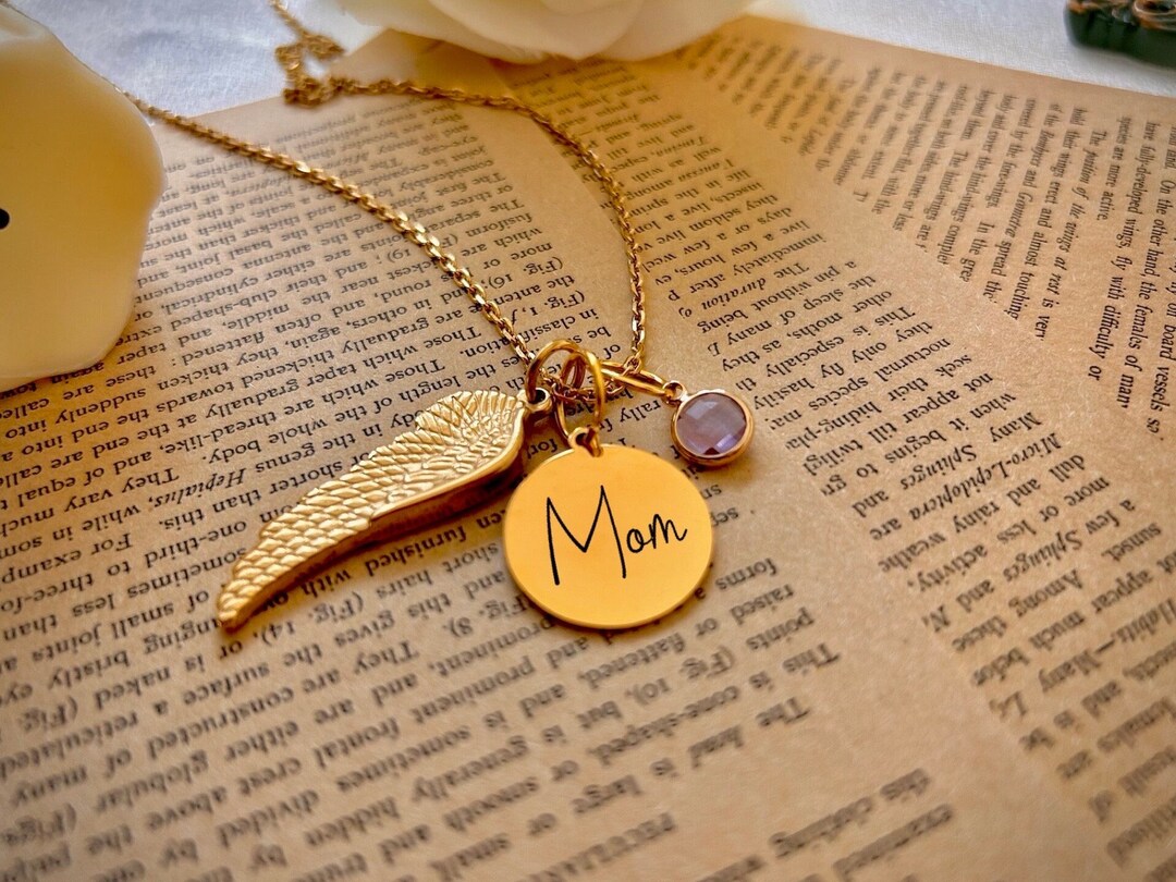 Mom Memorial Jewelry - Etsy