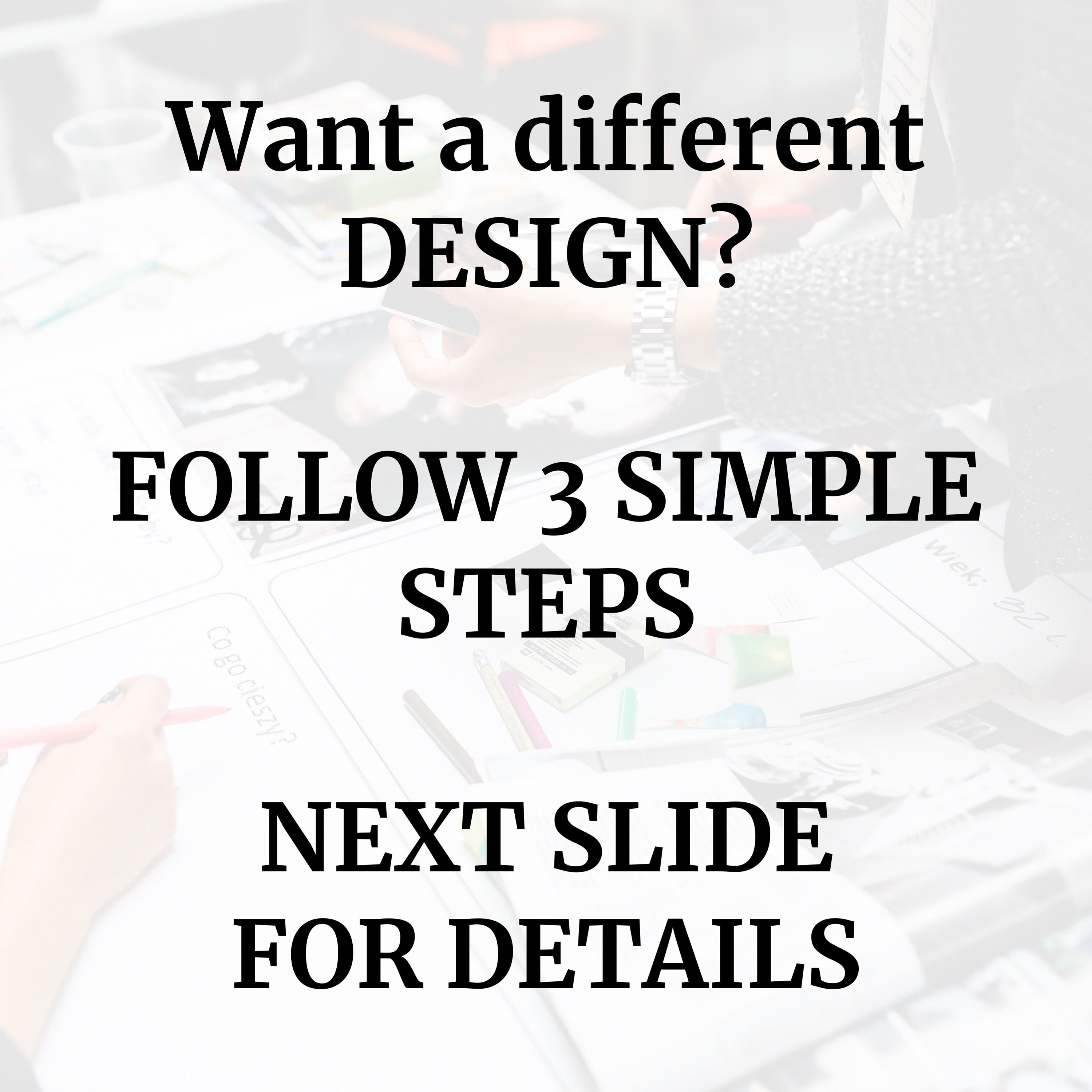 Add-on - Custom Design - Etsy