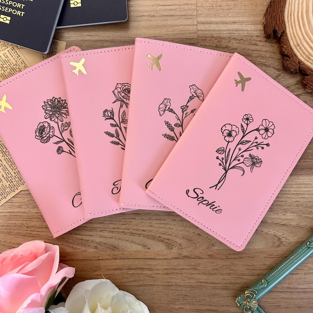 Flower Passport Cover - Etsy
