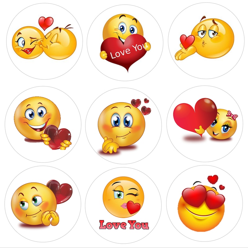 Emoticons Topper - Etsy