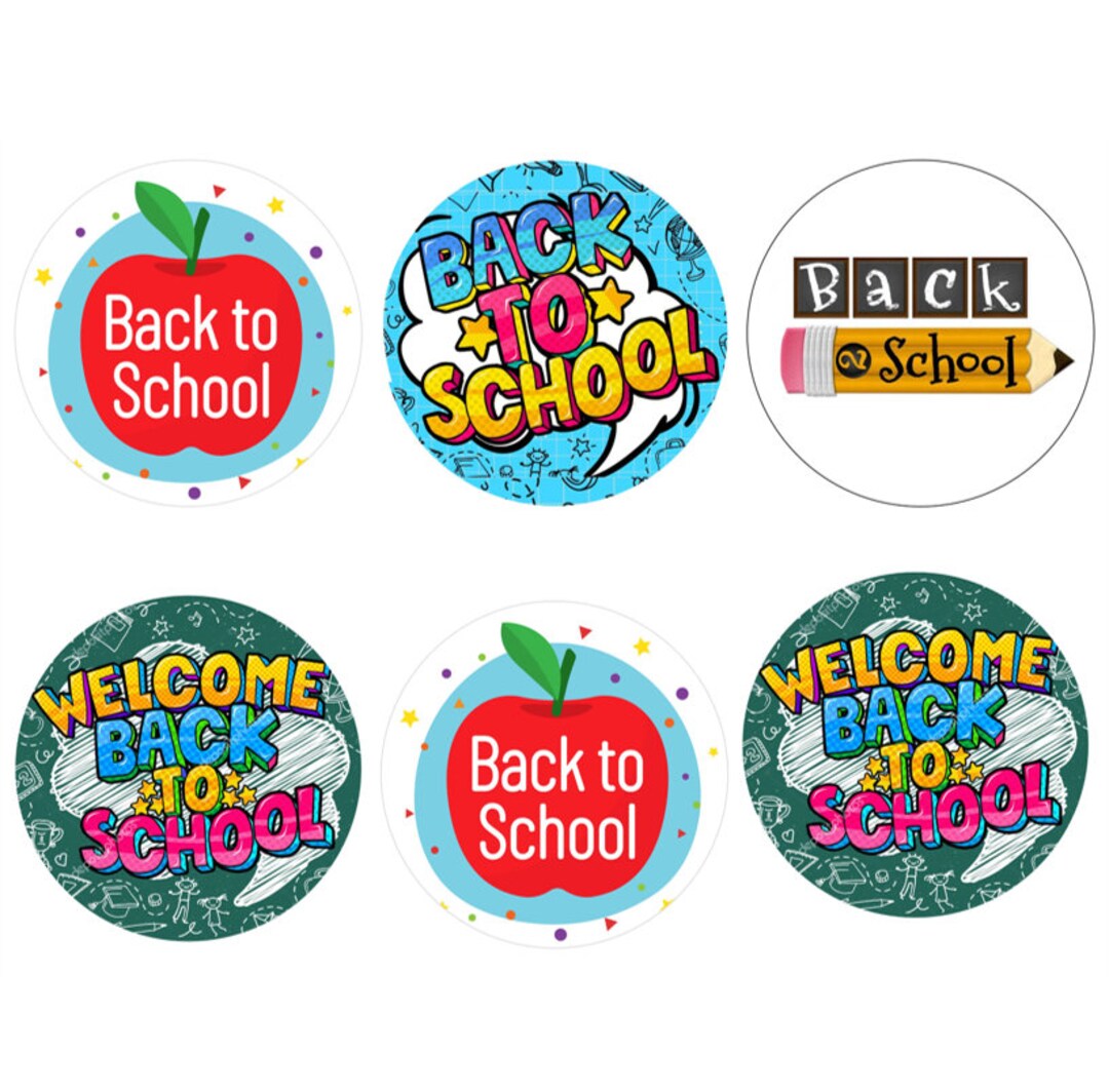 Back to School Edible Image Toppers - Etsy