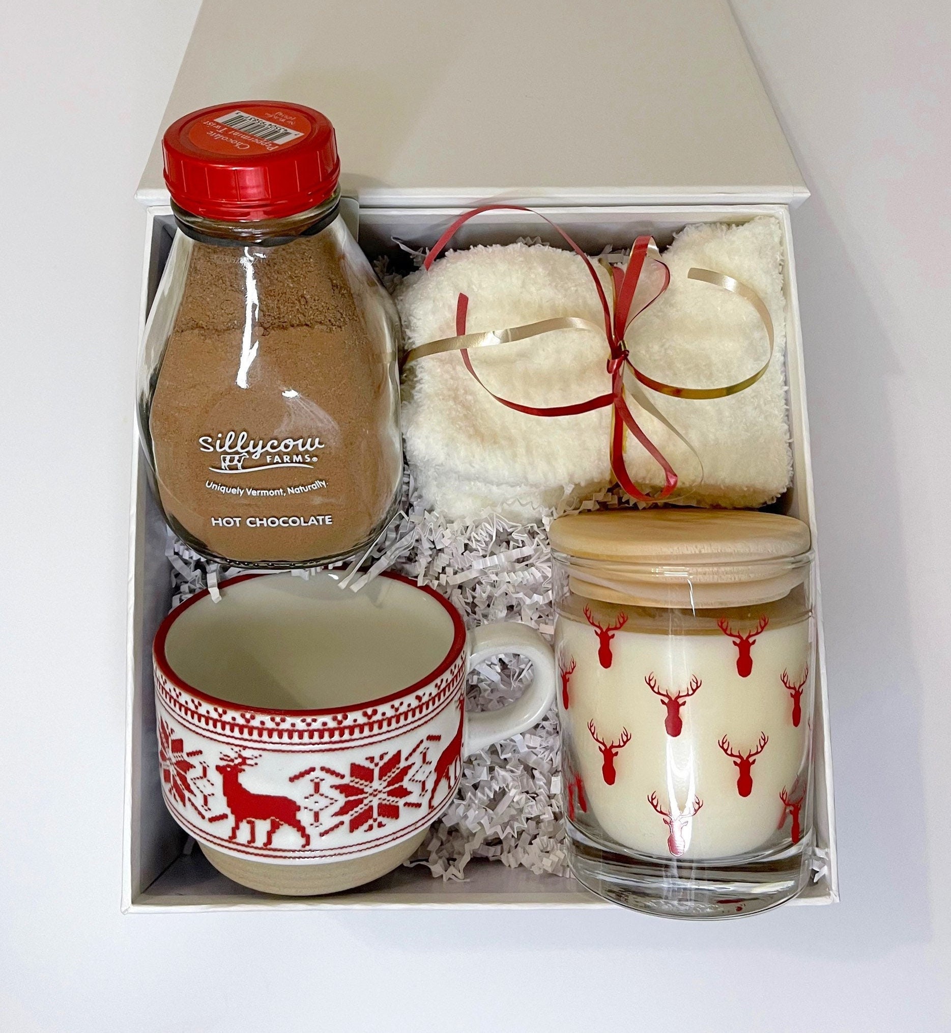 Hot Chocolate Gift Basket, Christmas Gift Basket, Holiday Gift Basket ...