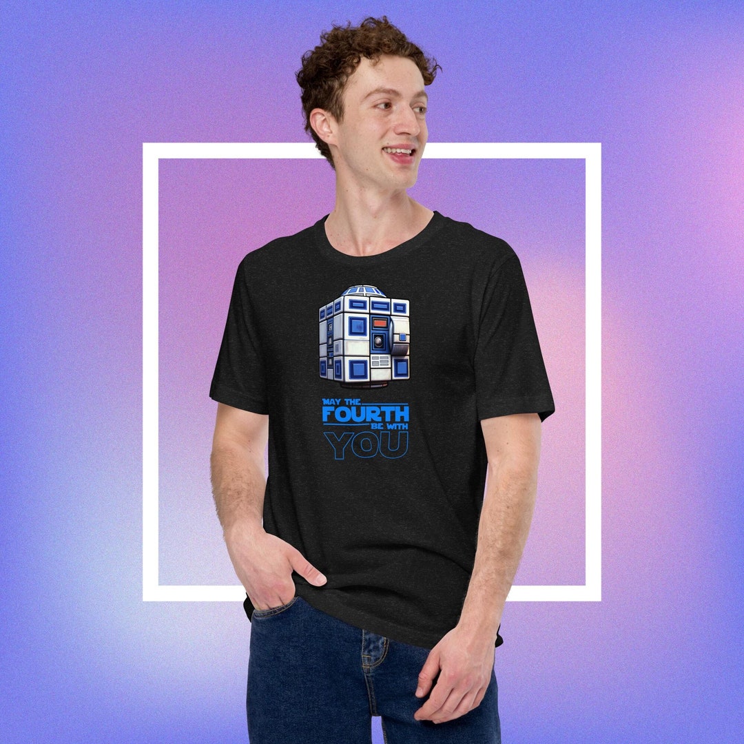 R2-D2 Tee, Rubiks Cube Shirt, R2-D2 Cubed, Rubiks Cube T-shirt, Star ...
