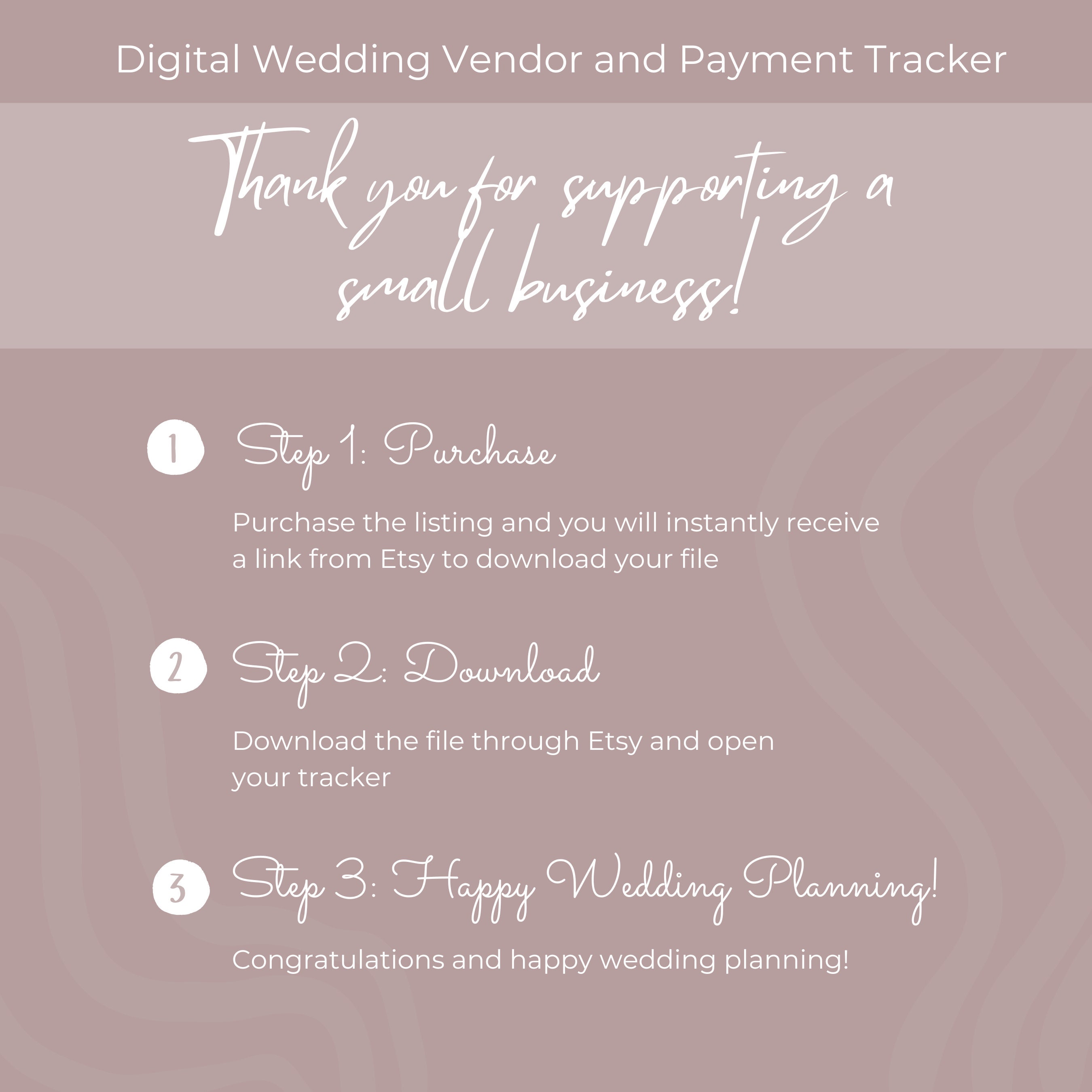 Wedding Vendor and Payment Tracker, Digital Wedding Vendor and Payment ...
