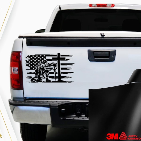 Soldiers Cross Decal - Etsy