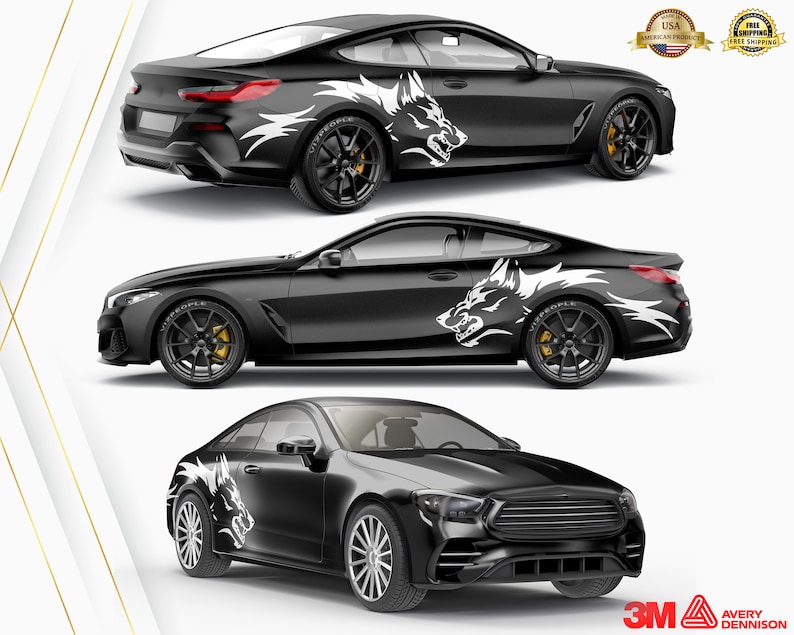 Coyote Wolf Side Graphic for Ford Mustang Ford Mustang Wolf - Etsy