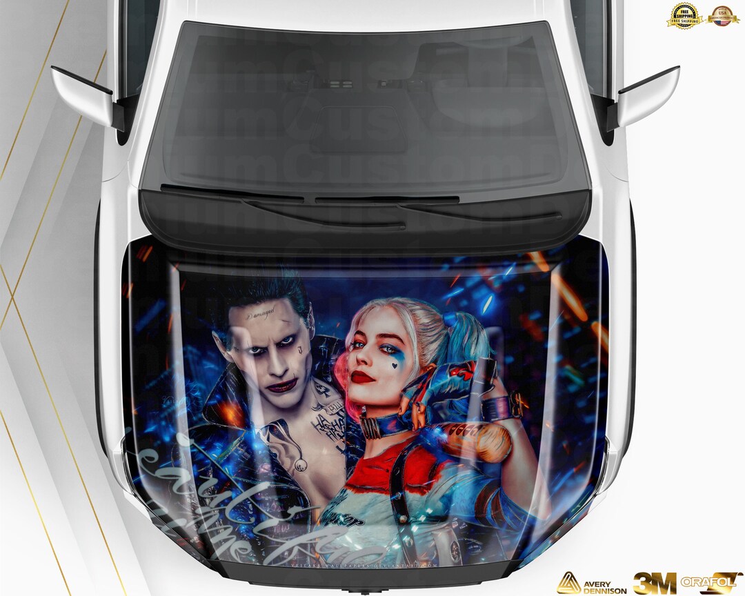 Custom Car Hood Wrap, Vehicle Hood Decal, Truck Hood Sticker, Bonnet ...