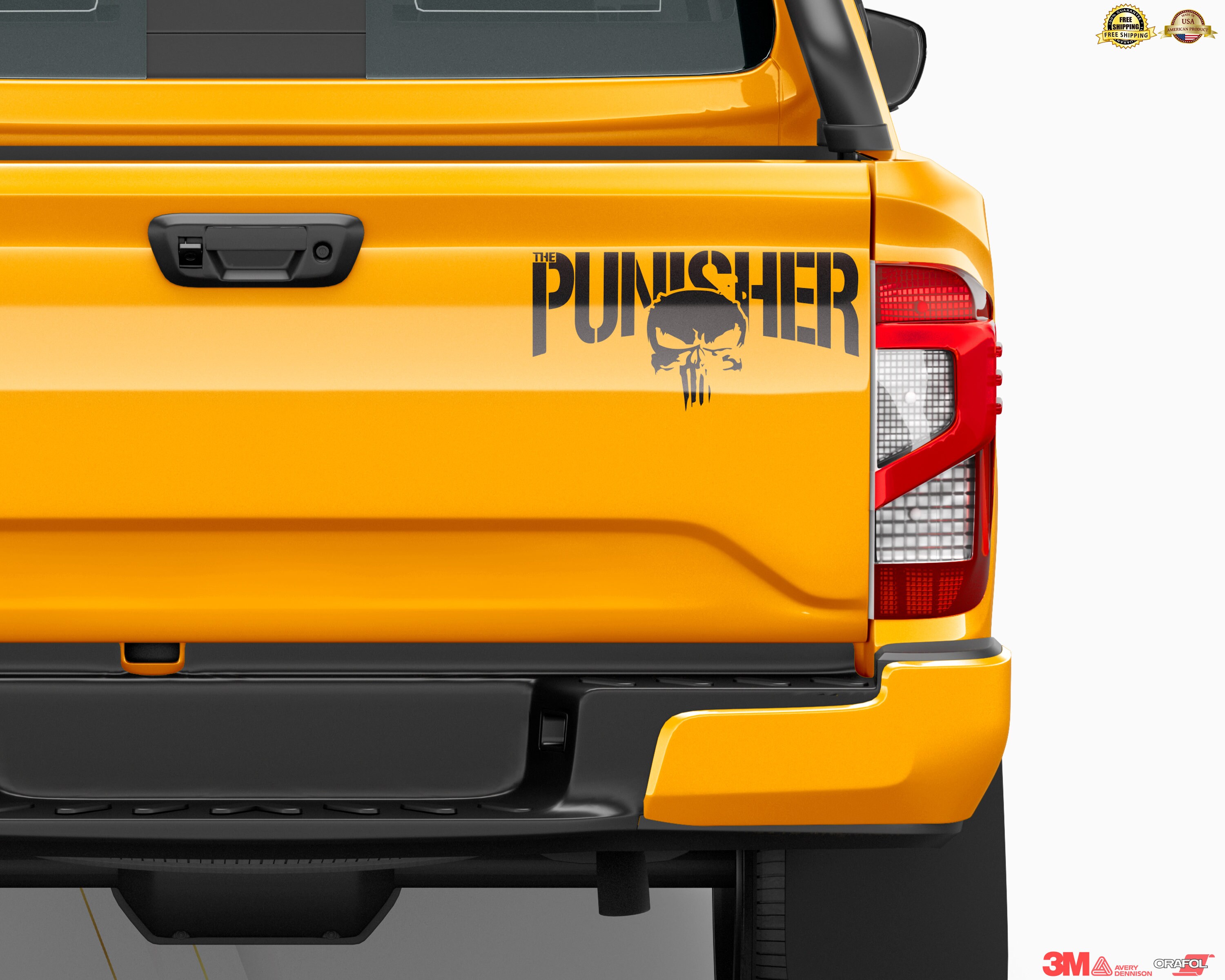 Punisher Decal Skull Sticker | Punisher Decal for Cars and Trucks ...