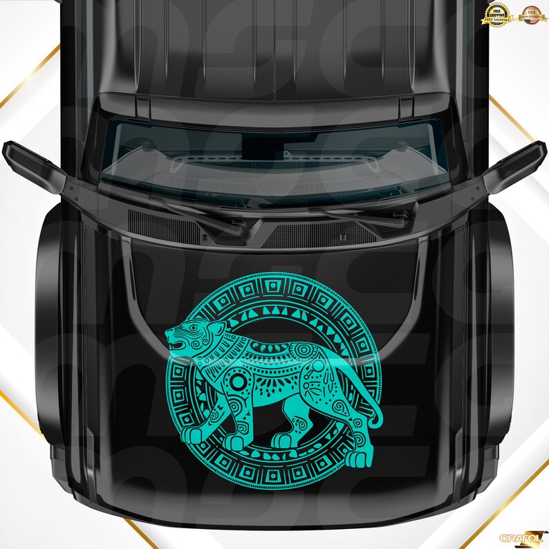 Enchanting Aztec Tiger Mandala Decal: Unleash Your Inner Spirit With ...