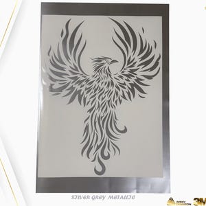 Tribal Phoenix Bird Hood Decal | Firebird Vinyl Graphic - Etsy