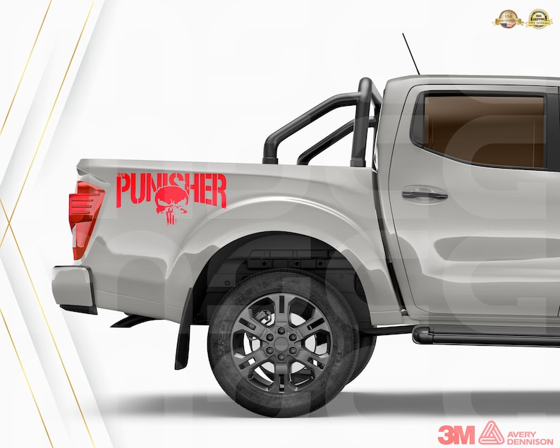 Punisher Decal Skull Sticker | Punisher Decal for Cars and Trucks ...