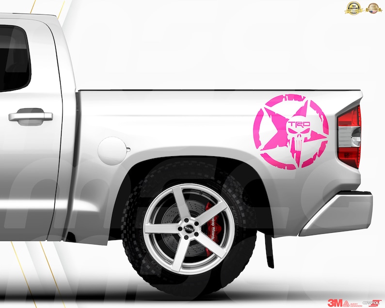 Toyota TRD Skull Star Vinyl Decal for Tundra Tacoma Racing 4x4 - Etsy