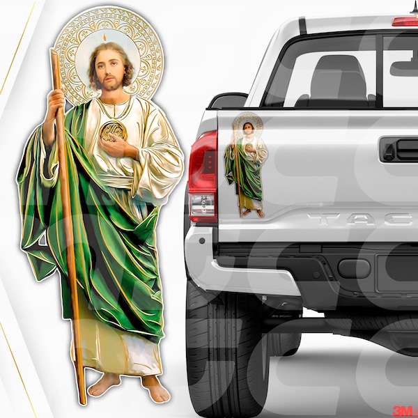 San Judas Decal Car - Etsy
