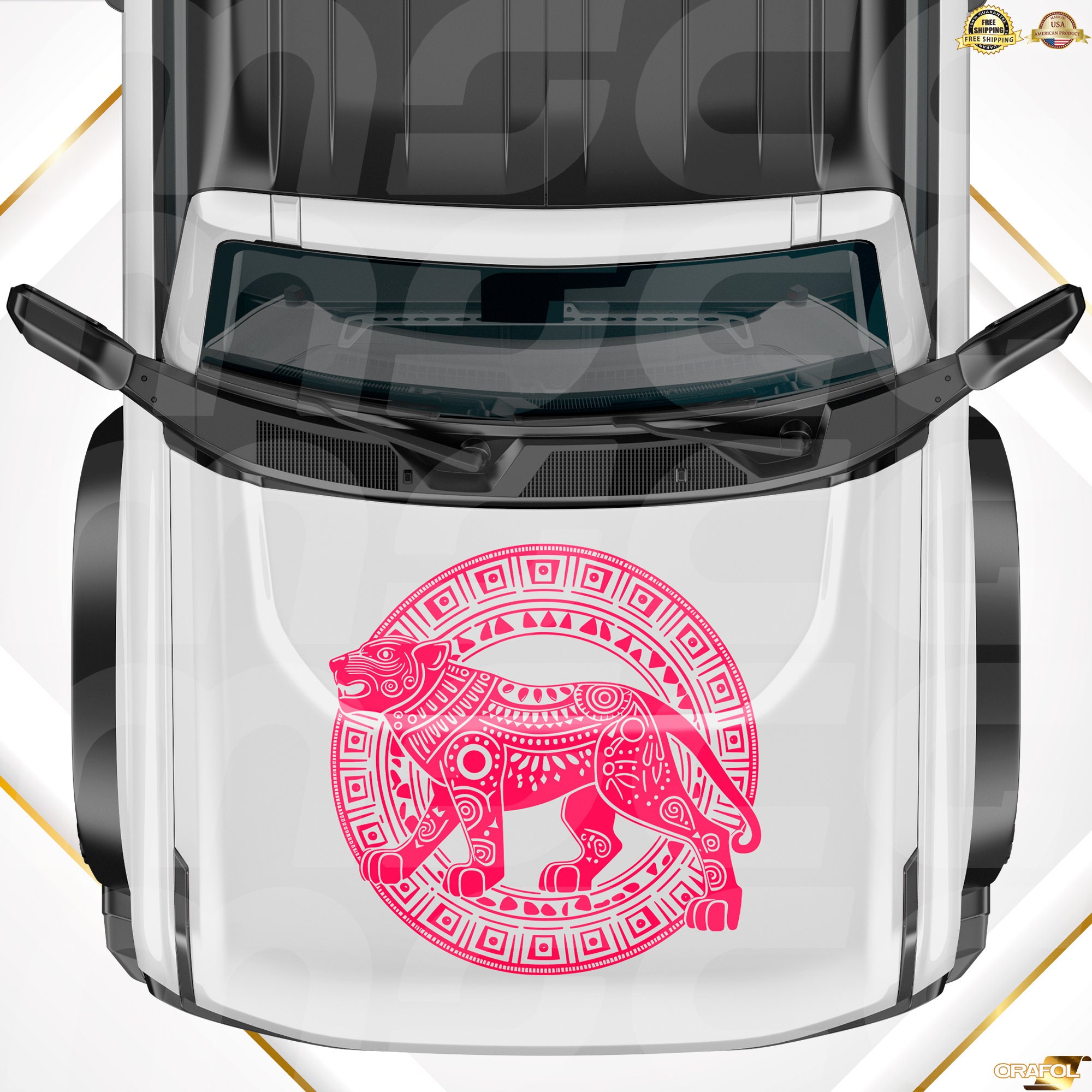 Enchanting Aztec Tiger Mandala Decal: Unleash Your Inner Spirit With ...