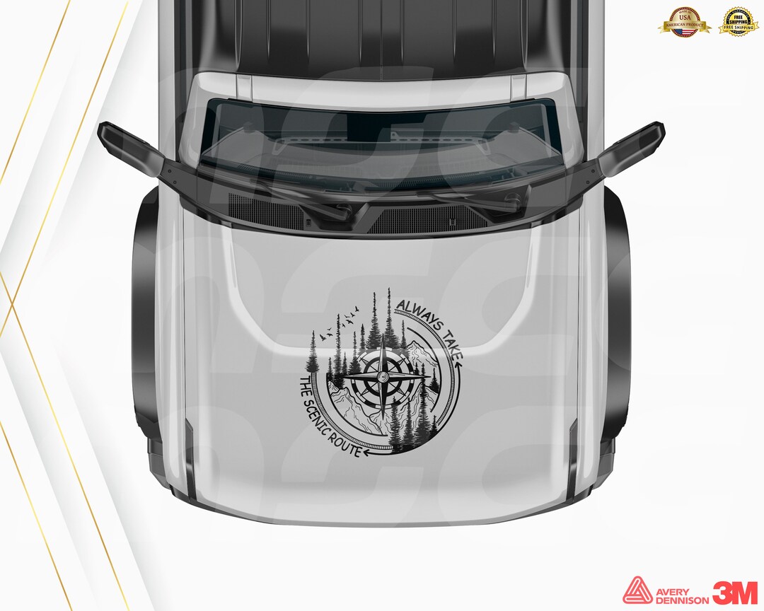 Always Take the Scenic Route Vinyl Decal | Car, Trucks USV Sticker ...