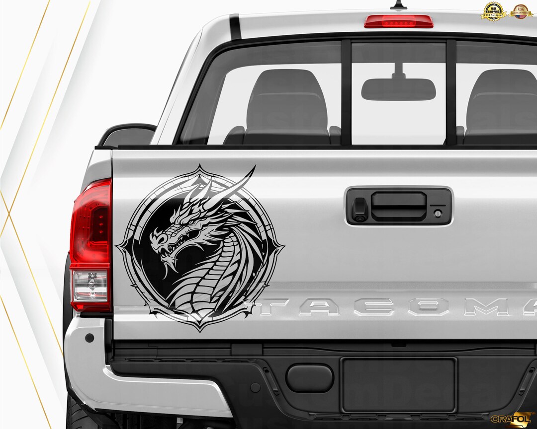 Dragon Head Sticker Decal for Car Hood, Truck Tailgate, Windows - Etsy