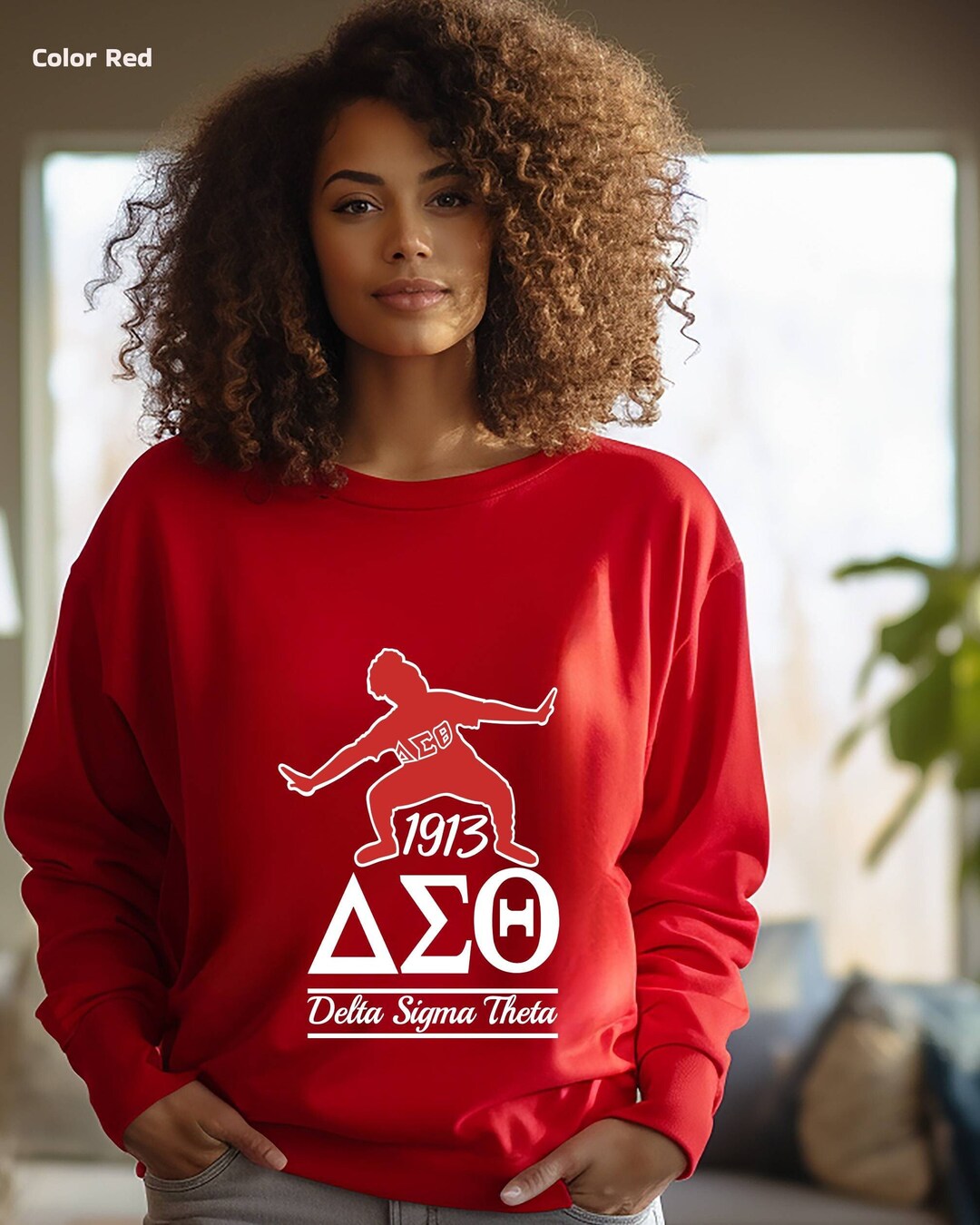 Delta Sigma Theta Women Pose With White Delta Sigma Theta Gildan 18000 ...