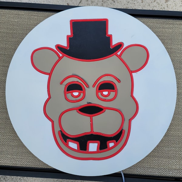 Neon Sign Five Nights at Freddys - Etsy