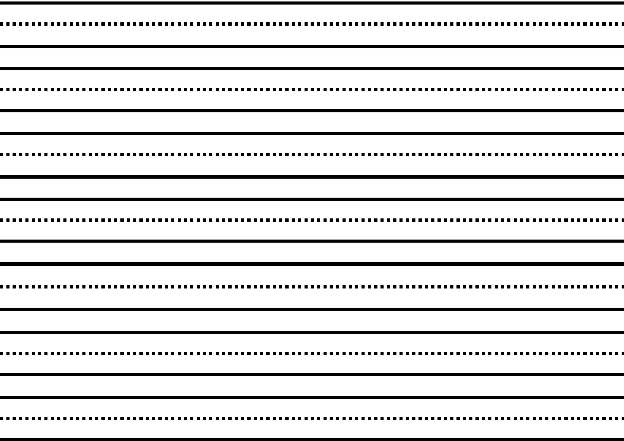 Horizontal Handwriting Paper - Etsy