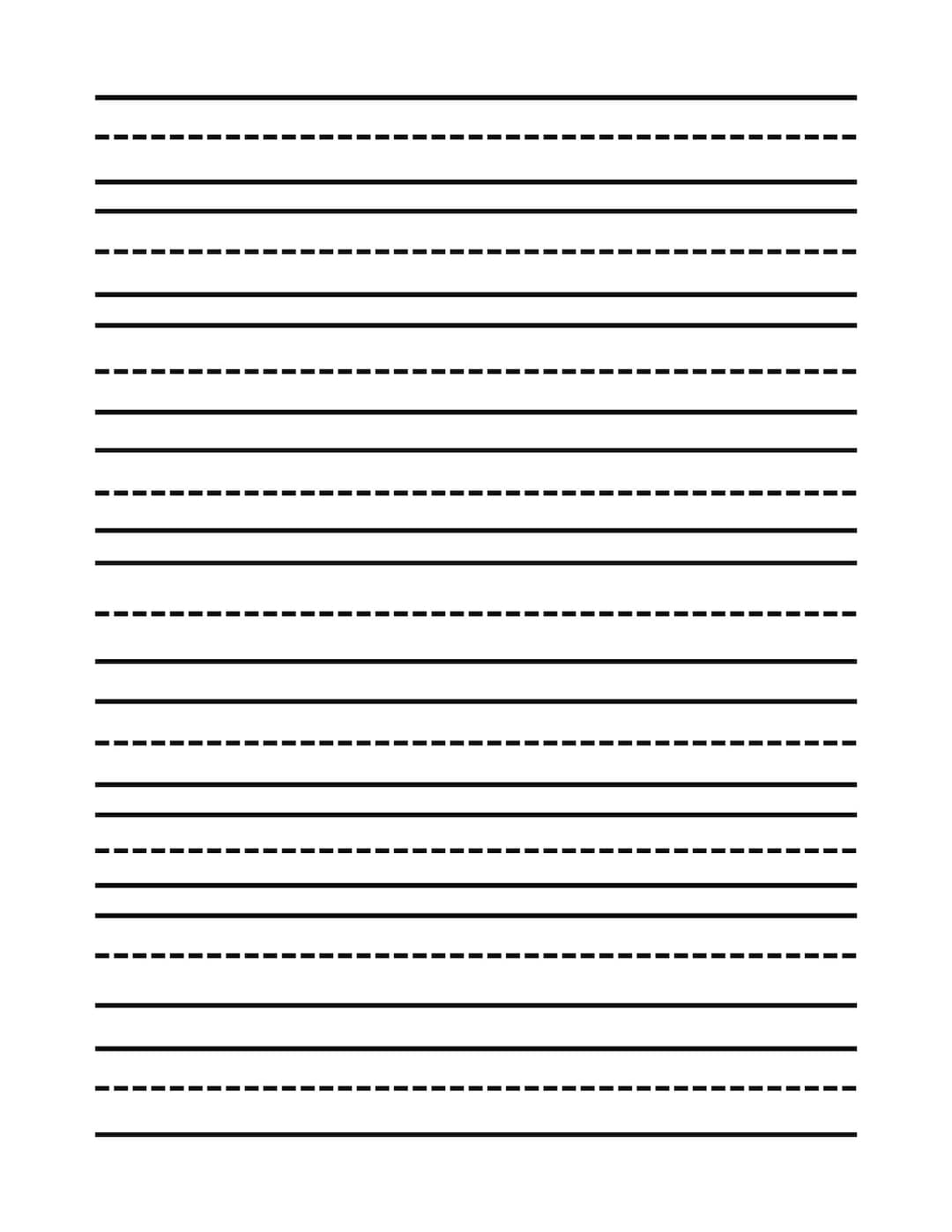 Handwriting Paper - Etsy