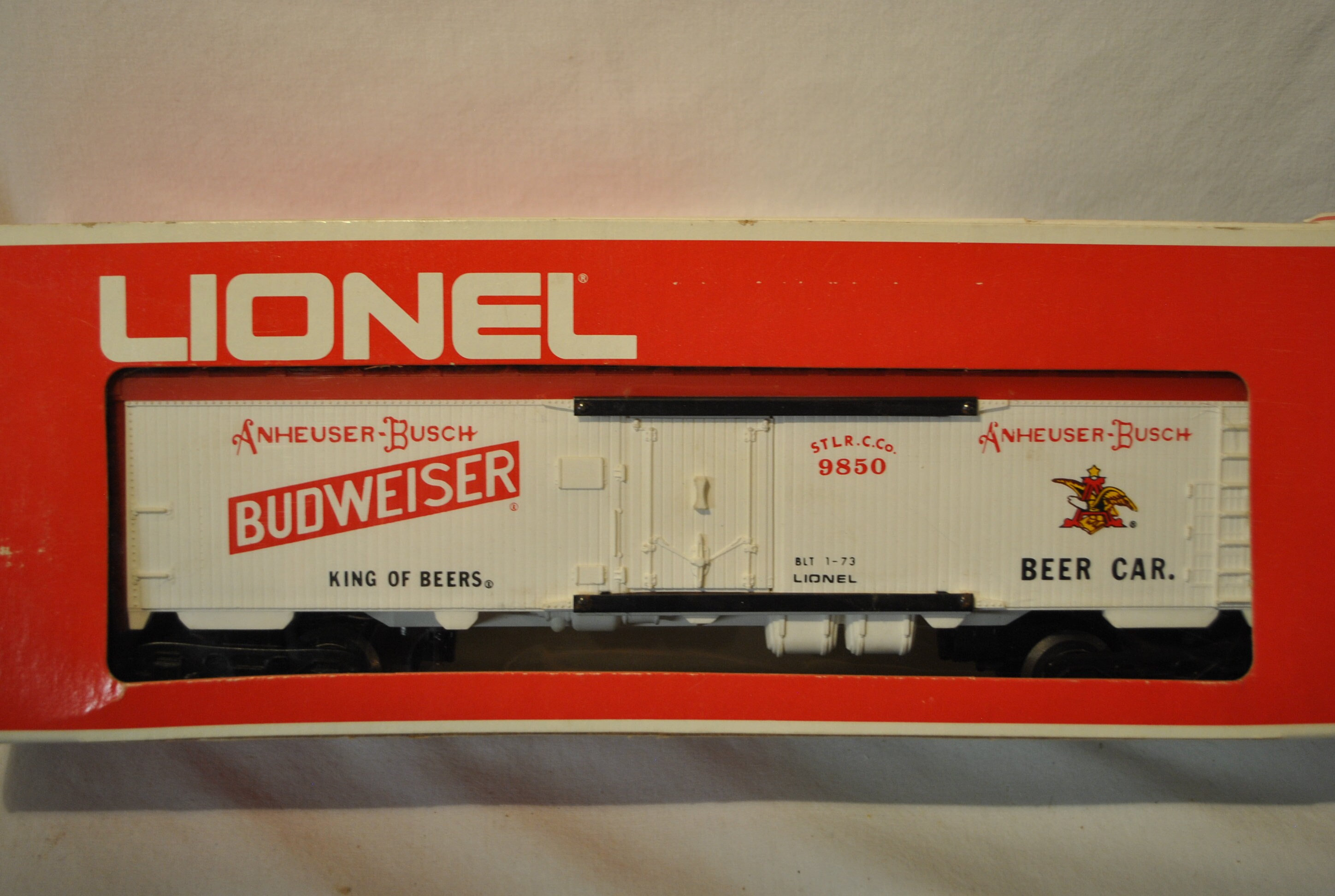 Lionel O-gauge Budweiser Billboard Reefer 6-9850 N.i.b Some Box Damage ...
