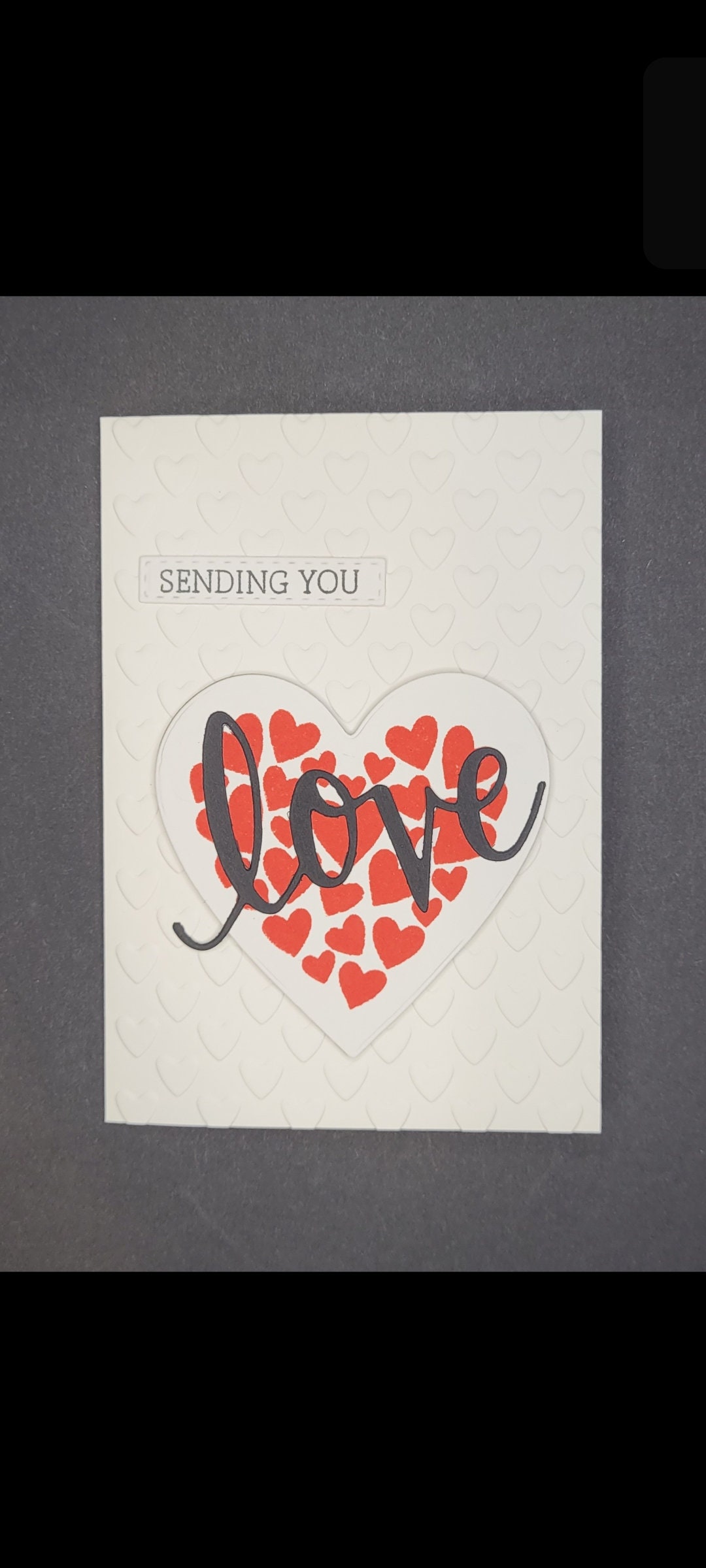 Pink Floral Valentines Day Card Making Kit - Etsy