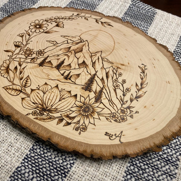 Pyrography Sign - Etsy