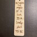 Wood Burned Bookmarks With Tassle - Etsy