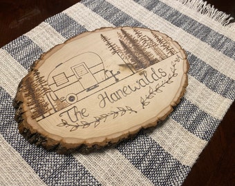Custom Wood Burned Signs Live Edge Each One is a Unique, Handmade Piece ...