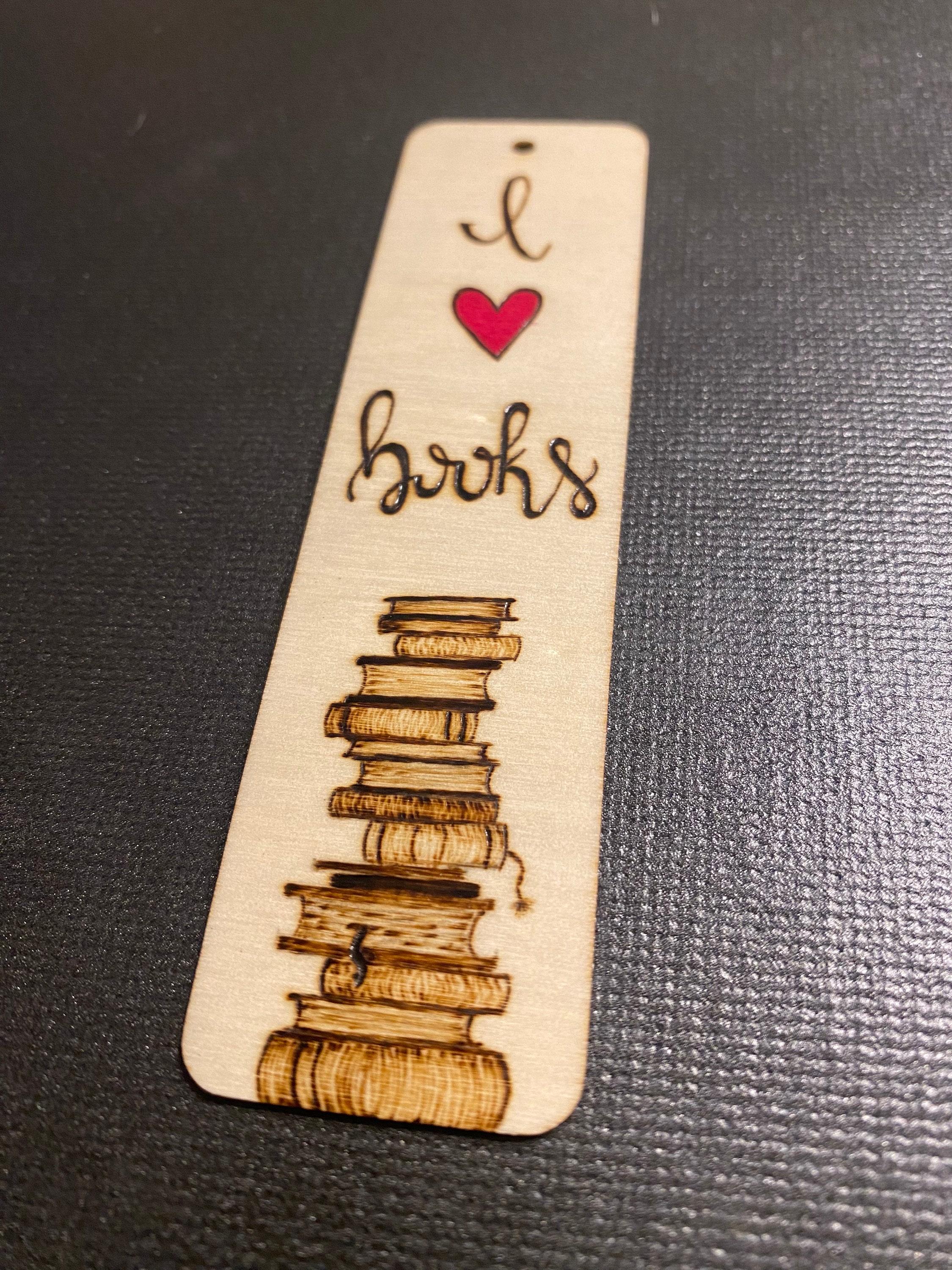 Wood Burned Bookmarks With Tassle - Etsy