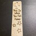 Wood Burned Bookmarks With Tassle - Etsy